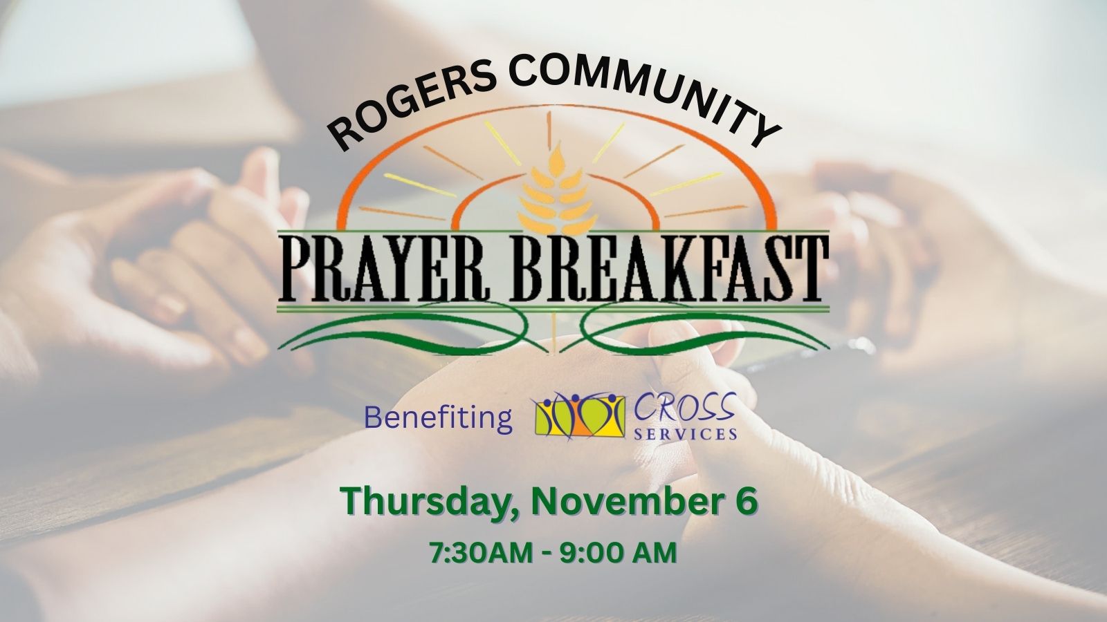 Rogers Prayer Breakfast | CROSS Services Food Shelf | Rogers, MN